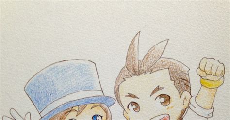 逆転裁判 祝 3ds版逆転裁判4発売！逆転裁判ミーバース絵まとめ① 月虹のイラスト Pixiv