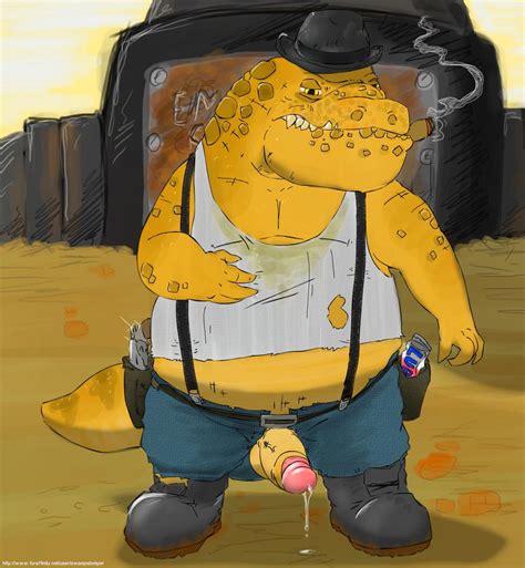 Rule 34 Anthro Bad Bill Clothing Front View Full Body Male Male Only