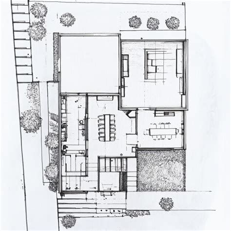 Le Corbusier House Premium Ai Generated Image