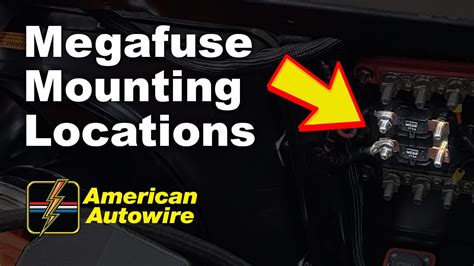 American Autowire Mega Fuse Mounting Locations Youtube