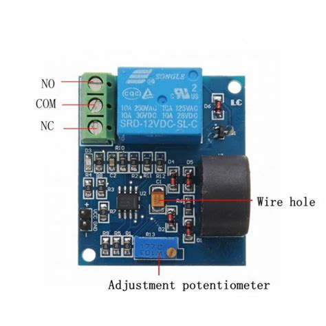 5a 12v Overcurrent Protection Ac Current Detection Sensor Module Buy