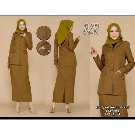 Jual Seragam Khaki Pns Wanita Baju Dinas Pns Wanita Seragam Pemda Tua