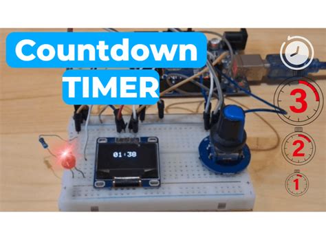 Arduino Oled Countdown Timer Using Visual Programming