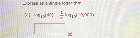 Solved Express As A Single Chegg