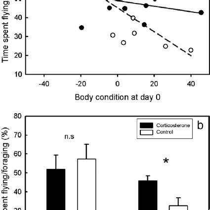 A Effect Of Increased Corticosterone Levels And Body Condition At