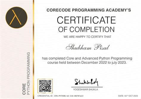 Python Programming Shubham Pisal