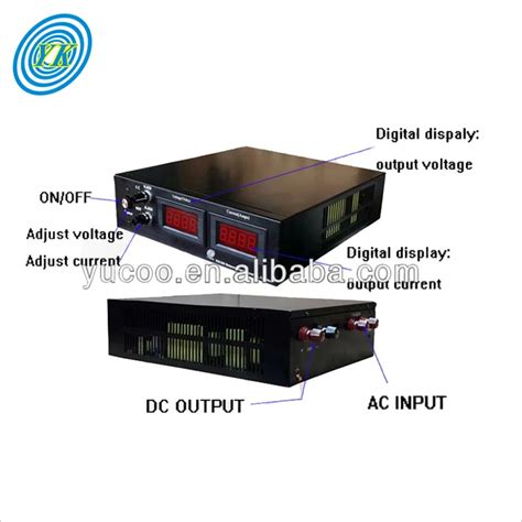 Yucoo Adjustable Dc Power Supply V A Variable Output