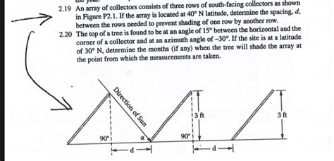 solved 2 19 an array of collectors consists of three rows of