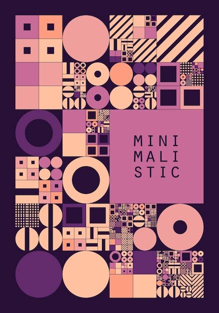 Free Vector Subdivided Grid System With Symbols Randomly Sized Objects With Fixed Space