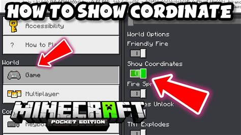How To Show Cordinate In Minecraft Cgdevmc Youtube
