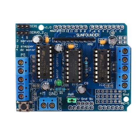 l293d motor driver shield expansion board for arduino zbotic