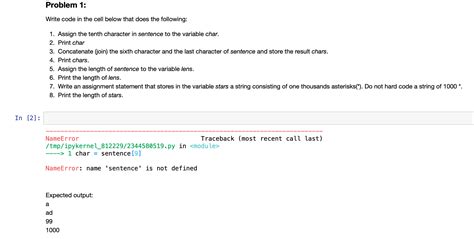 solved write code in the cell below that does the following