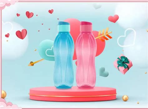 Plastic Blue Tupperware Bottles 1000ml For Drinking Water At ₹ 665