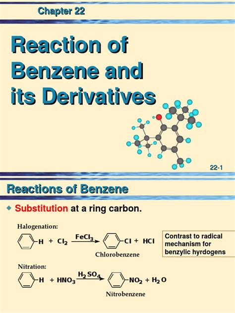 22 Reactions Of Benzeneppt Chlorine Organic Chemistry