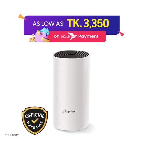 Tp Link Deco M Single Pack Whole Home Mesh Wi Fi System AC Dual Band Router White