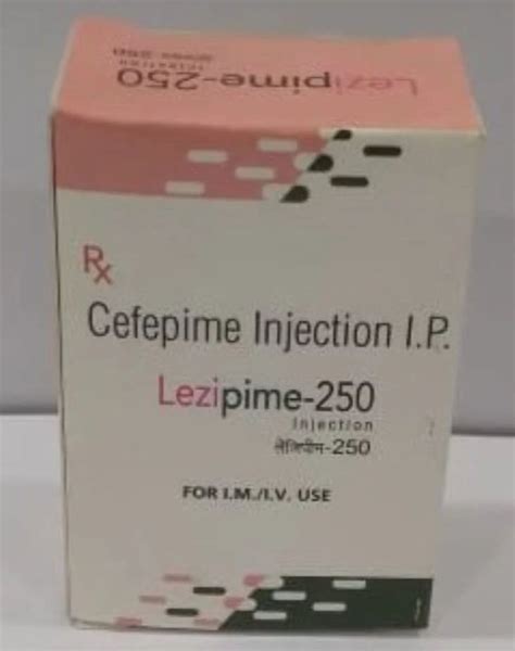Cefepime Injection Ip At Rs 80piece Cefepime Injection In Hathras