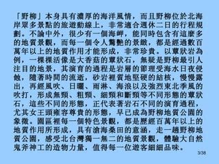 野柳地質公園 PPT