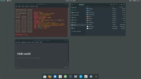 Gnome My First Linux Setup Ever Manjaro With Some Subtle Custom
