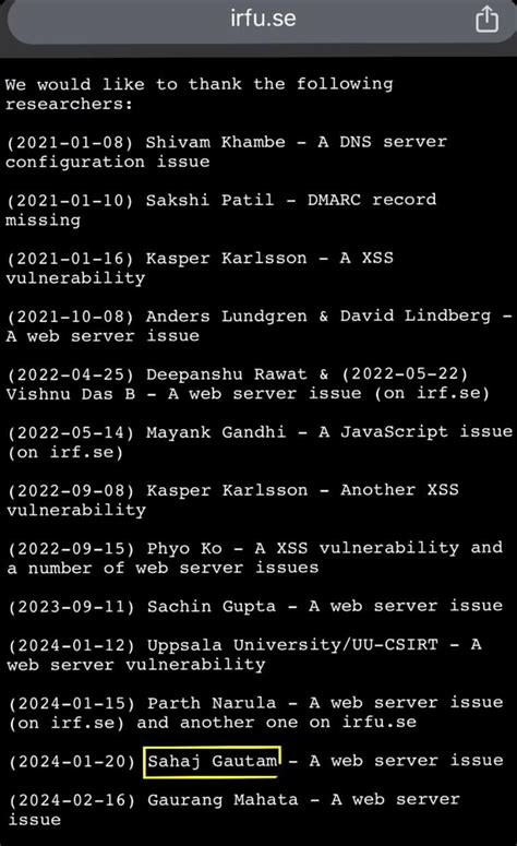 Sahaj Gautam On Linkedin 13th Bugbounty Bughunting Cybersecurity