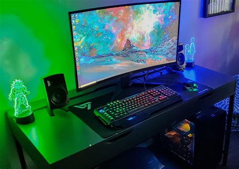 Just Finished My Simple Modest RGB Of Course Setup R Battlestations