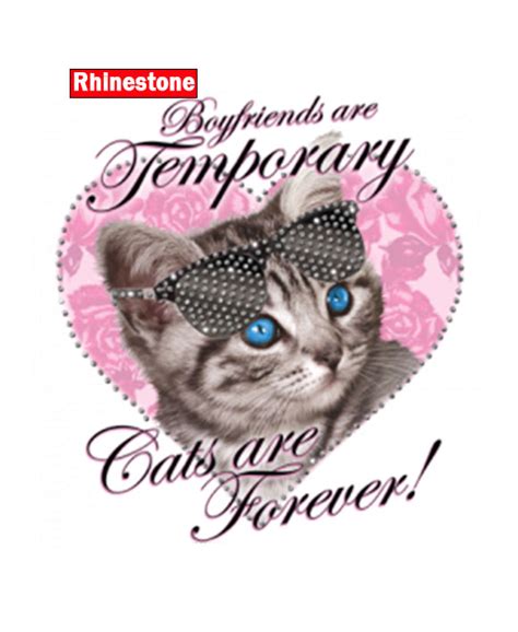 FOREVER CAT RHINESTONES Rst 21 True Printing