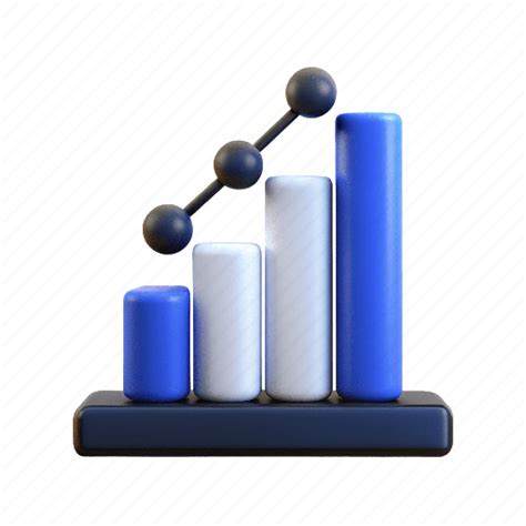 Analytics Bar Chart Data Visualization Statistics Graphs 3d