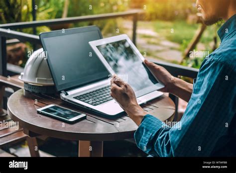 Connection Person Using People Man Businessman Notebook Mobile