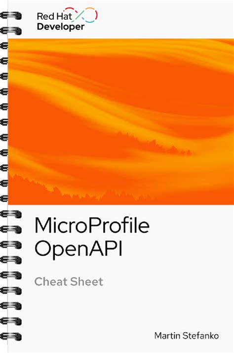 Microprofile Config Cheat Sheet Red Hat Developer