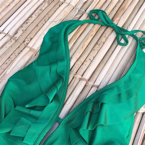 MAIÔ BABADOS COSTAS ABERTA VERDE Dondoca Moda Feminina Dondoca Moda