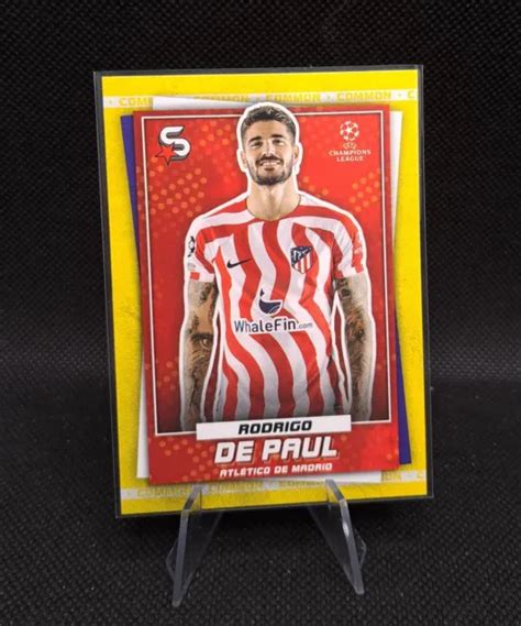 RODRIGO DE PAUL Card Common Atletico Madrid Topps UCL Superstars