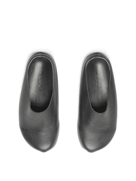 Marni Sabot Leather Mules The Flamel®