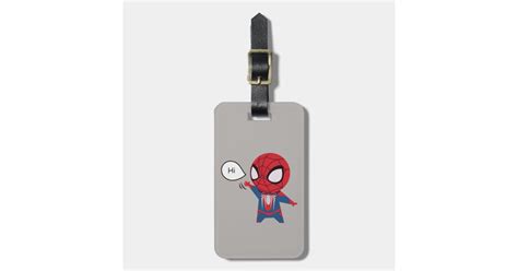 Marvels Spider Man Cartoon Spidey Wave Luggage Tag Zazzle