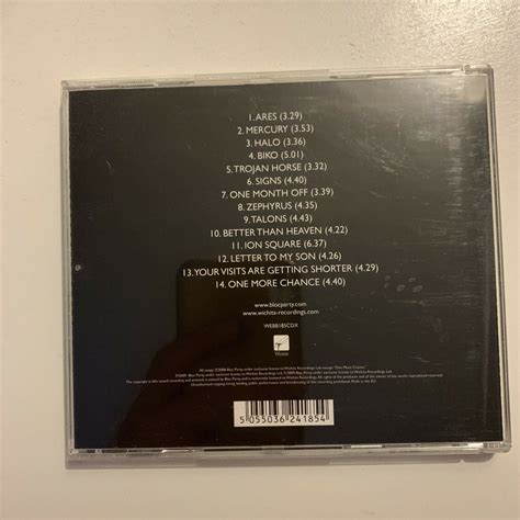 Bloc Party Intimacy Cd 2009 Album Retro Unit