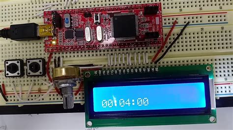 Atmega128 Clcd Clock Youtube