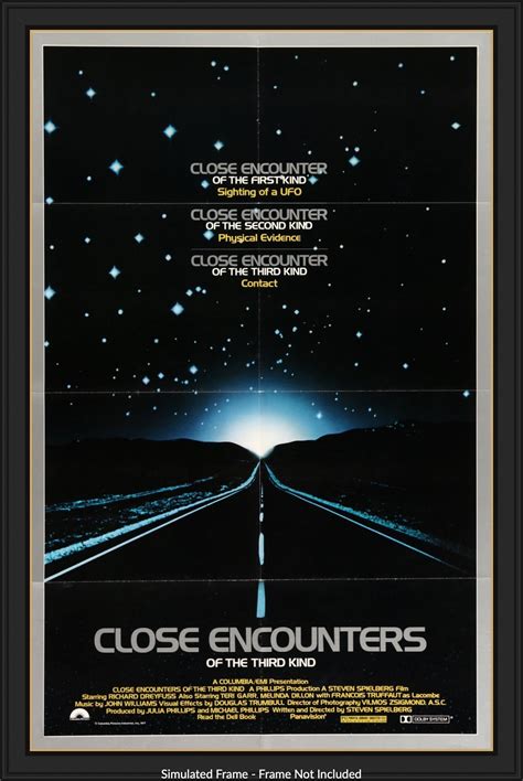 Close Encounters Of The Third Kind 1977 One Sheet Movie Poster