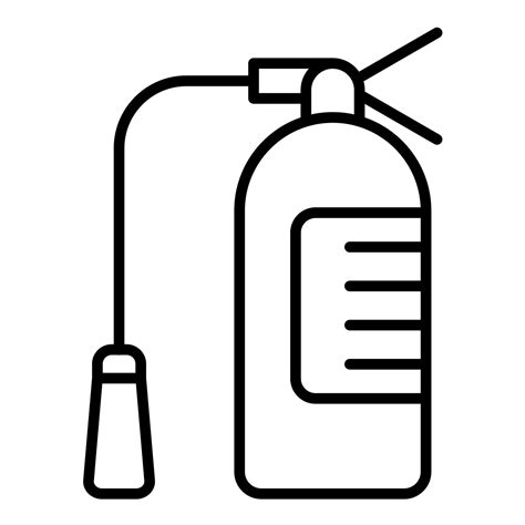 Fire Extinguisher Line Icon 14813014 Vector Art At Vecteezy