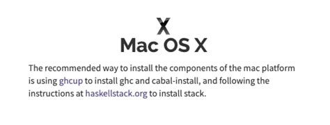 Haskell Stack Build On Macos Stack Overflow