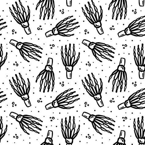 Premium Photo Skeleton Seamless Pattern Skeleton Seamless Pattern Background Skeleton Seamless