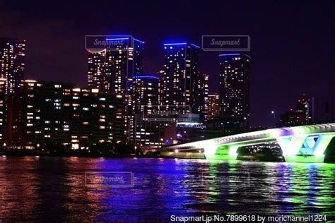 東京ベイエリアの夜景の写真・画像素材 Snapmart（スナップマート）