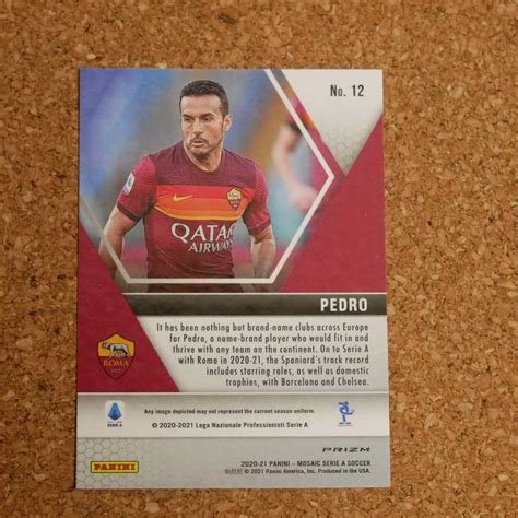 Yahooオークション Panini Mosaic Soccer Pedro パニーニモザイクサ
