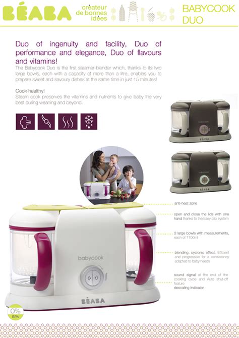 Beaba BabyCook Duo | Tots-Porter.Com