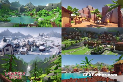 Lowpoly Style Ultra Pack Unity Asset V1 2 Gfxfather
