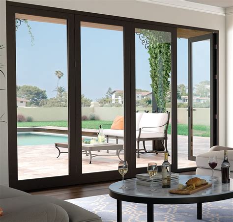 Stacking Glass Walls In Aluminum Clad Wood Certified Dealer For
