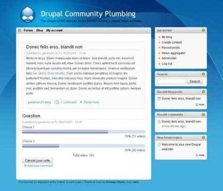 Excellent Free Drupal Themes