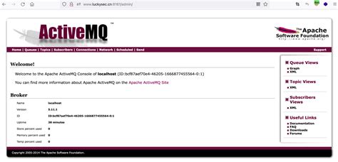 apache activemq任意文件写入漏洞（cve 2016 3088） luckysec
