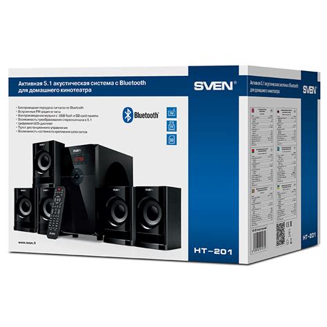 SVEN HT-201 Multifunctional speaker system with Bluetooth, USB/SD ...