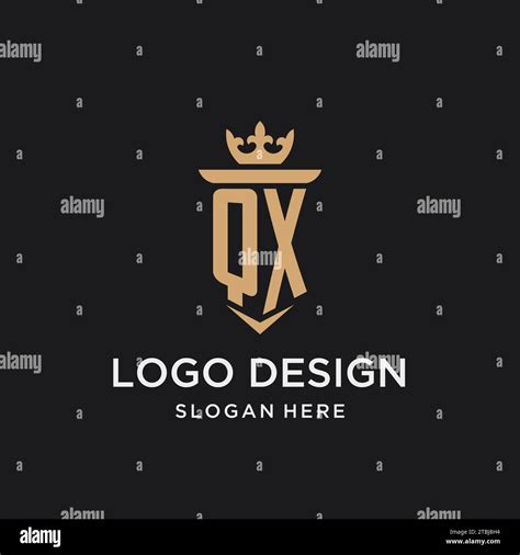 Qx Monogram With Medieval Style Luxury And Elegant Initial Logo Design