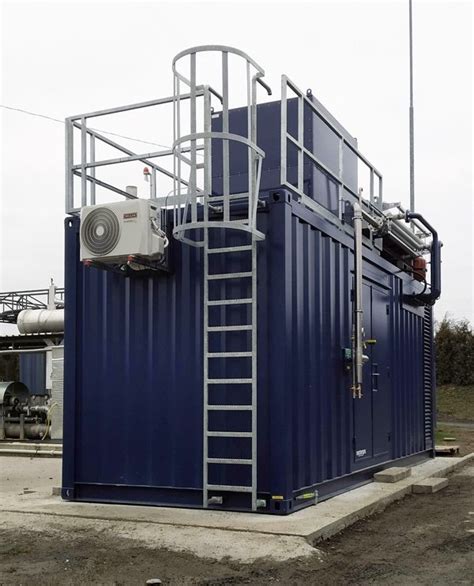 New Chp Container For Biogas Plant Bohusov Kogenerace Cogeneration