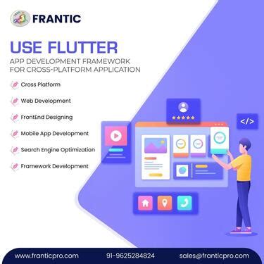 Use Flutter App Devlopment Framework Computer Webdesign Services In Delhi Click In