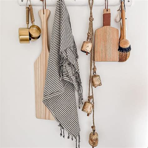Rustic Gold Bells Wreath Hanger Christmas Holiday Decor Etsy